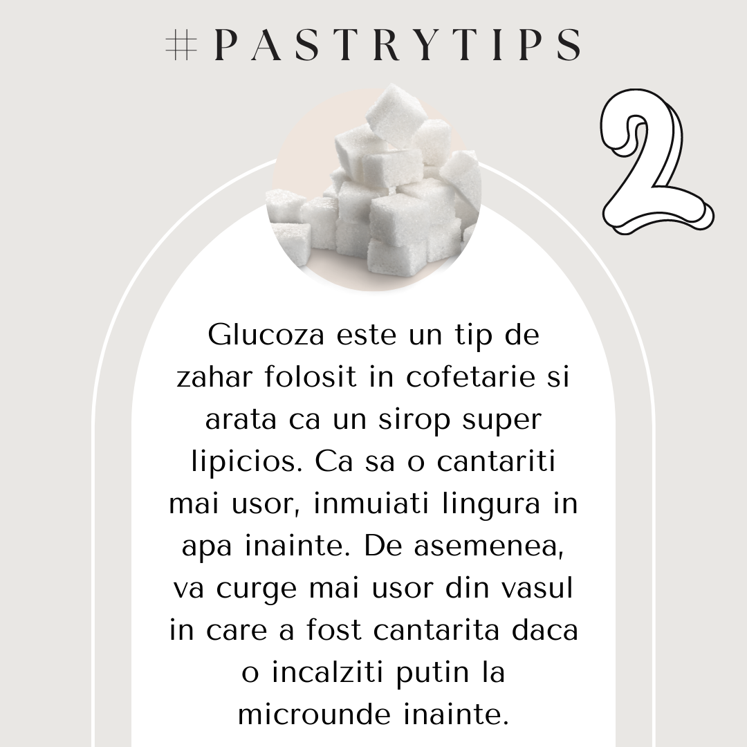 #pastrytips - Glucoza (lichida) - Pastry Workshop